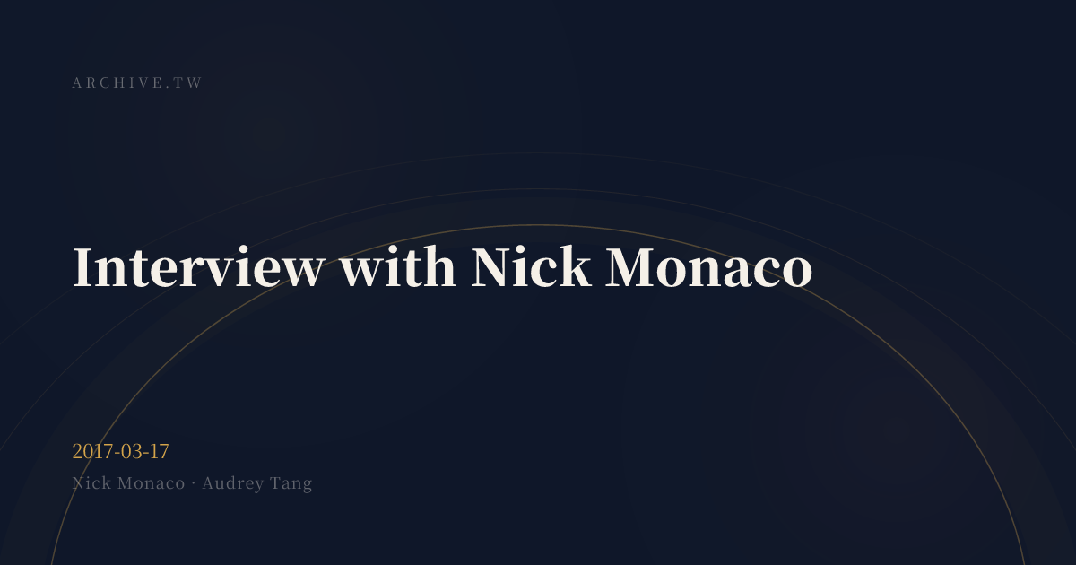 View Section: 2017-03-17 Interview with Nick Monaco :: SayIt